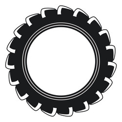 Tractor tire Royalty Free Vector Image - VectorStock