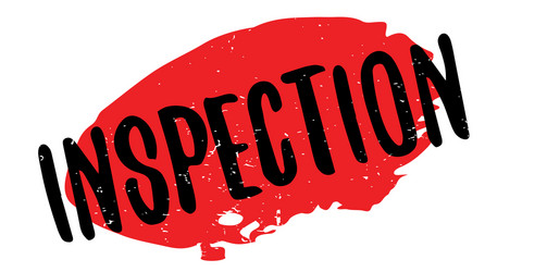 Inspection rubber stamp Royalty Free Vector Image