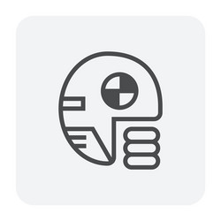 Car accident crash logo icon Royalty Free Vector Image