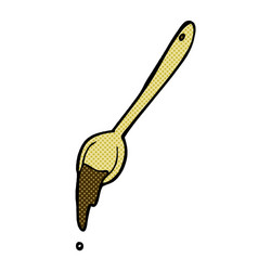 Comic cartoon spoon Royalty Free Vector Image - VectorStock