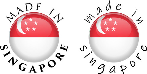 Simple made in scotland 3d button sign text Vector Image