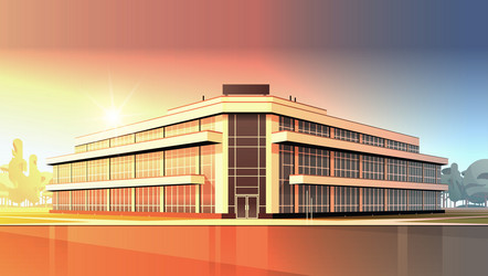 Glass Building Front Vector Images (over 6,200)