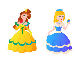Beautiful princess Royalty Free Vector Image - VectorStock