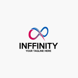 Infinity color logo Royalty Free Vector Image - VectorStock