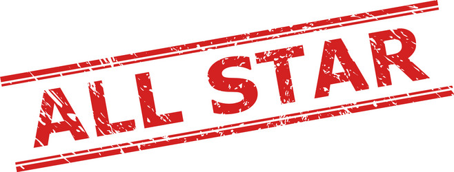 All star watermarks with grunge surface Royalty Free Vector