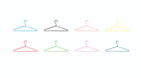 Fashion hangers pattern Royalty Free Vector Image