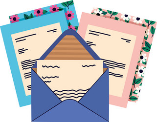 Nice letters design Royalty Free Vector Image - VectorStock