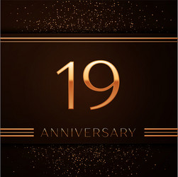 Anniversary 19th Nineteen Vector Images (over 190)