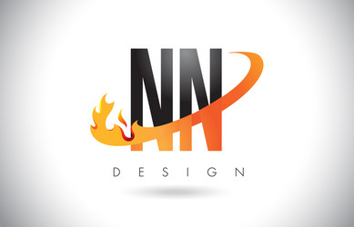 Letter N Fire Flame Logo Vector Images (over 150)