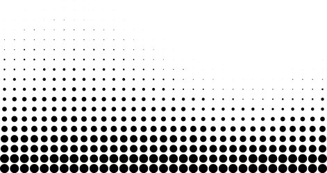 Dot pattern halftone wavy gradient background Vector Image