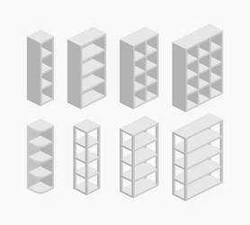 Isometric Bookcase Vector Images (over 910)