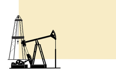 Oil extraction conventional drilling earth layers Vector Image