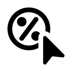 Dragging cursor pointer over the discount section Vector Image