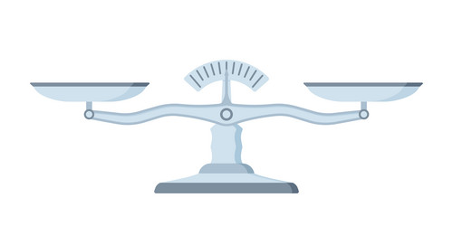 Balance sign scale symbol isolated background Vector Image