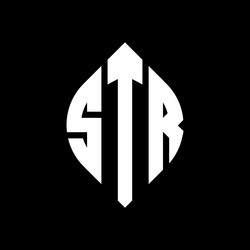 Str logo letter design Royalty Free Vector Image