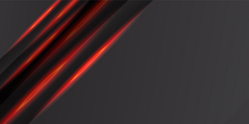 Abstract metallic red shiny color black frame Vector Image