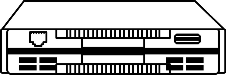 Scribble modem cartoon Royalty Free Vector Image