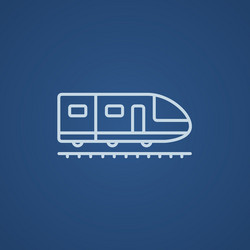 Modern high speed train Royalty Free Vector Image