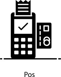 Pos Royalty Free Vector Image - VectorStock