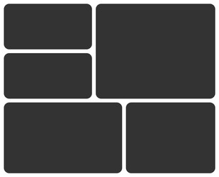 Five Photo Collage Vector Images (94)