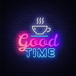Good times lettering Royalty Free Vector Image