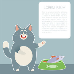 Fat cat icons Royalty Free Vector Image - VectorStock