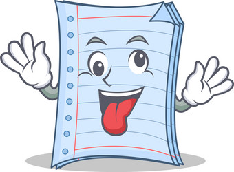 Have an idea notebook character cartoon design Vector Image