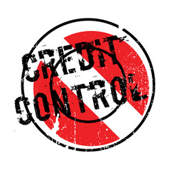 Credit control rubber stamp Royalty Free Vector Image
