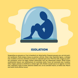 Emotional problems - flat design style Royalty Free Vector