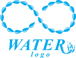 Global water circulation logo for use Royalty Free Vector