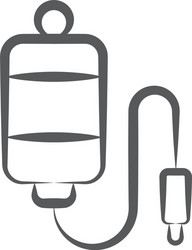 Iv drip Royalty Free Vector Image - VectorStock