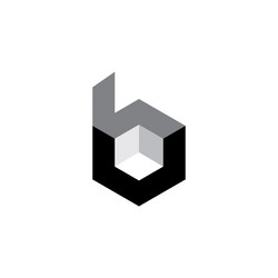 Open box logo design Royalty Free Vector Image