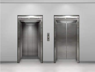 Elevator door Royalty Free Vector Image - VectorStock