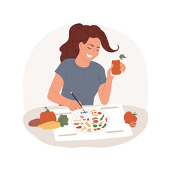 Online application isolated cartoon Royalty Free Vector