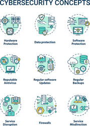 Data lake vs warehouse concept icons set Vector Image