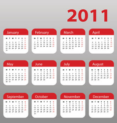 2011 Calendar Vector Images (over 360)