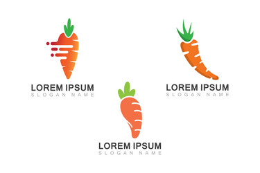 Carrot healthy food organic food market icon Vector Image