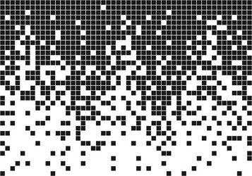 Dissolved filled square Royalty Free Vector Image