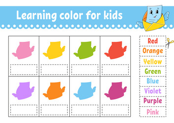 Green color objects set learning colors for kids Vector Image