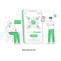 Mobile error Royalty Free Vector Image - VectorStock