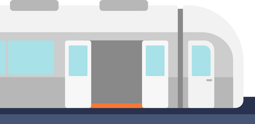 Modern high speed train Royalty Free Vector Image
