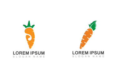 Carrot healthy food organic food market icon Vector Image