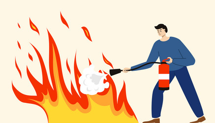 Fireman Putting Out Fire Vector Images (over 130)
