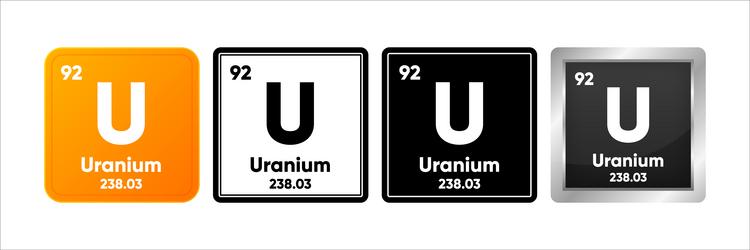 Copper chemical element with 29 atomic number Vector Image