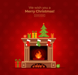 Christmas Fireplace Vector Images (over 9,800)