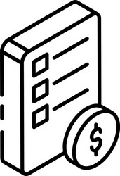 Bank statement Royalty Free Vector Image - VectorStock