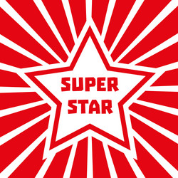 Super star Royalty Free Vector Image - VectorStock