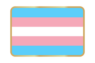 Transgender community flag Royalty Free Vector Image