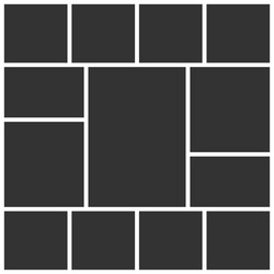 Photo collage template Royalty Free Vector Image