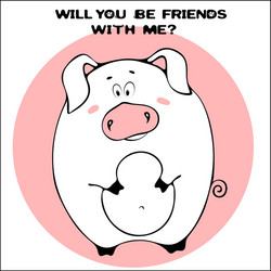 Pig Fat Sticker Vector Images (over 250)